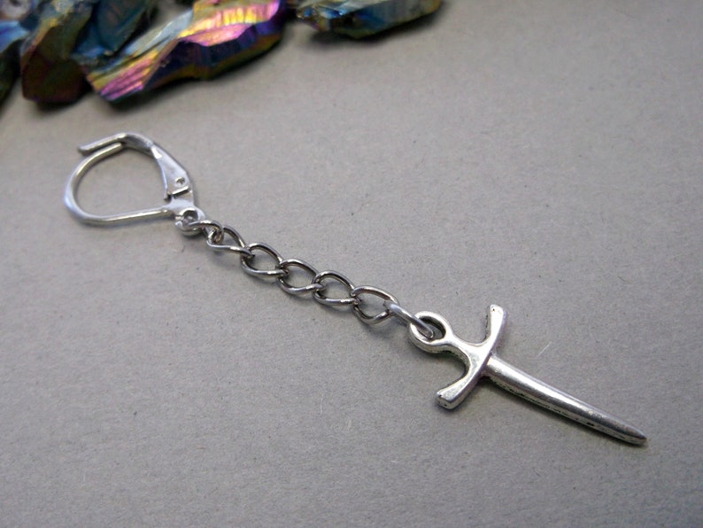 One Swords Earring for Men Silver Swords Earring Husband Gift Daggers ...