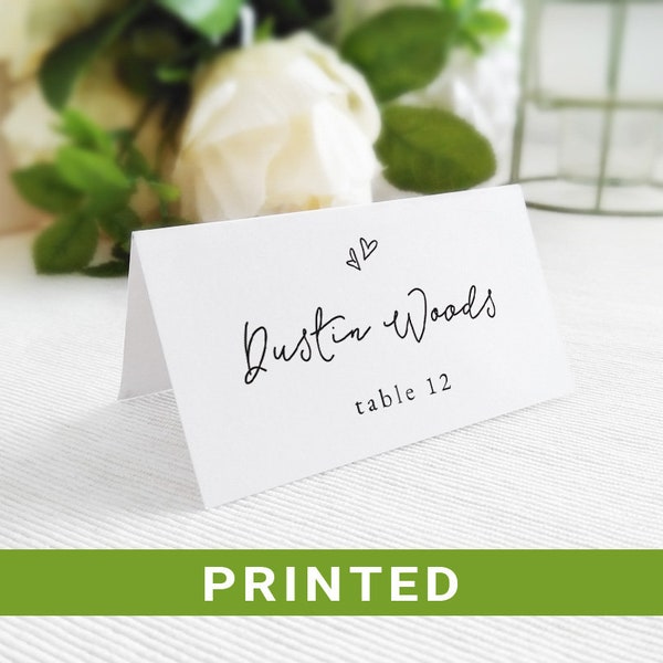 Printed Tent Place Card - Etsy