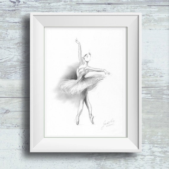 Easy Ballet Dancer Drawing