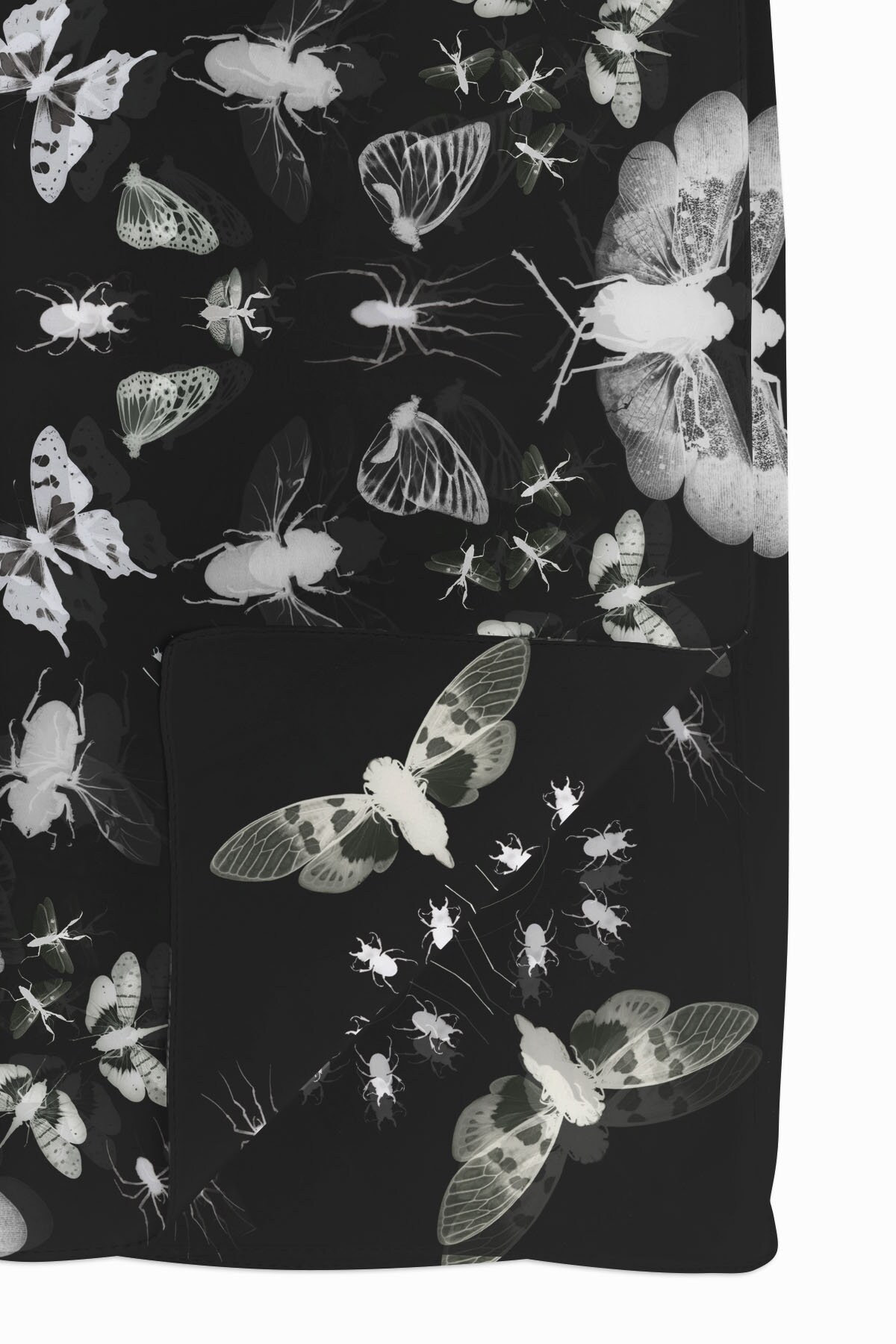 Butterflies Silk Scarf Insect Scarf Nature Scarves Hair - Etsy