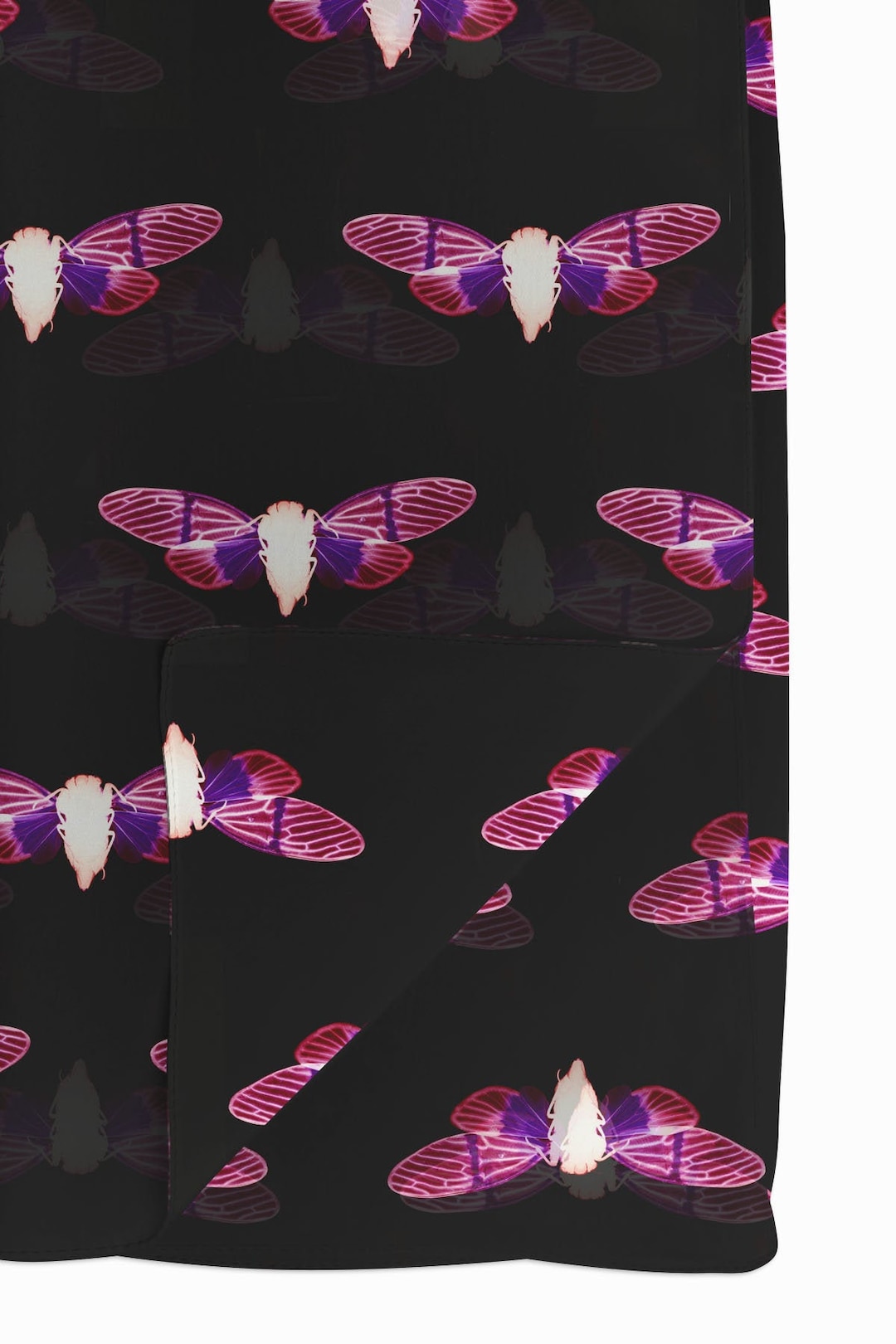 Butterflies Silk Scarf, Butterfly Scarf, Nature Scarves, Hair Scarves ...