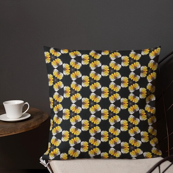 Geometric Cushion Abstract Pillow Butterfly Print Cushion - Etsy