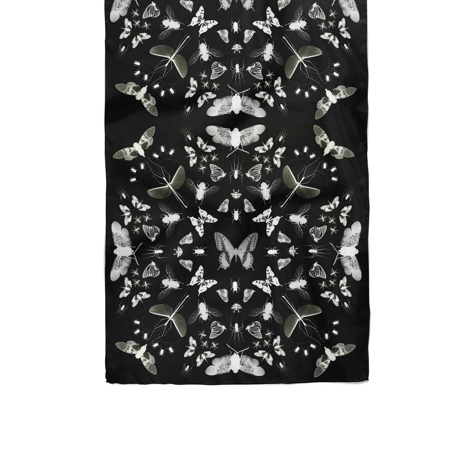 Butterflies Silk Scarf Insect Scarf Nature Scarves Hair - Etsy