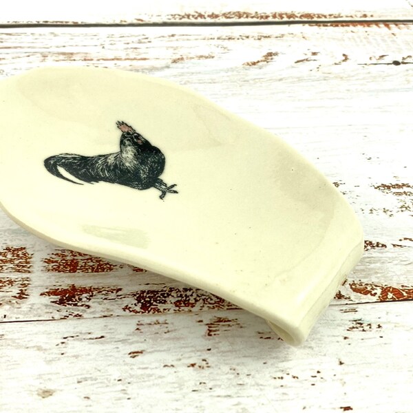 Rooster Spoon Rest - Etsy