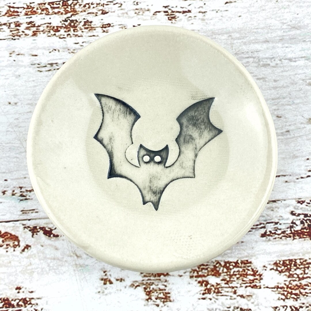 Bat Tea Bag Rest, Coffee Spoon Holder or Ring Dish - Etsy
