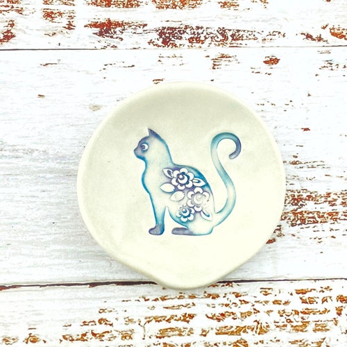 Black Cat Spoon Rest | Etsy