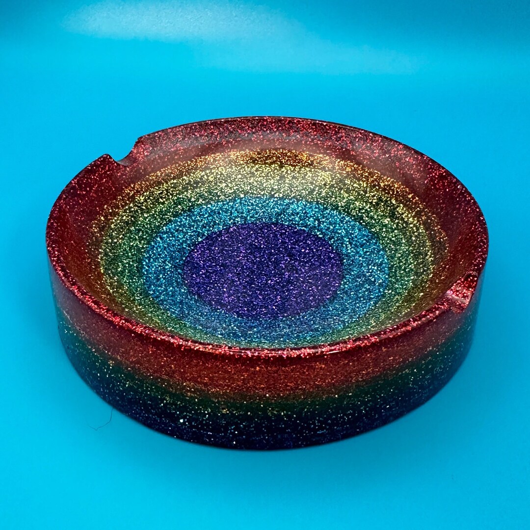 Rainbow Ash Tray - Etsy