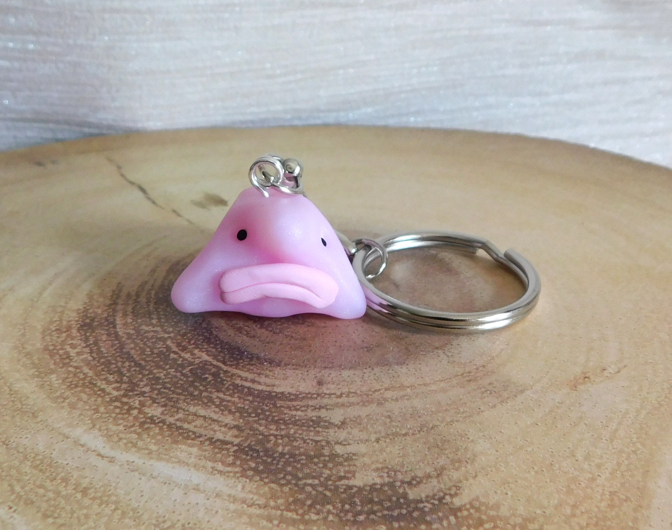 Blob Fish Keyring Keychain NEW Handmade UK Super Cute - Etsy UK