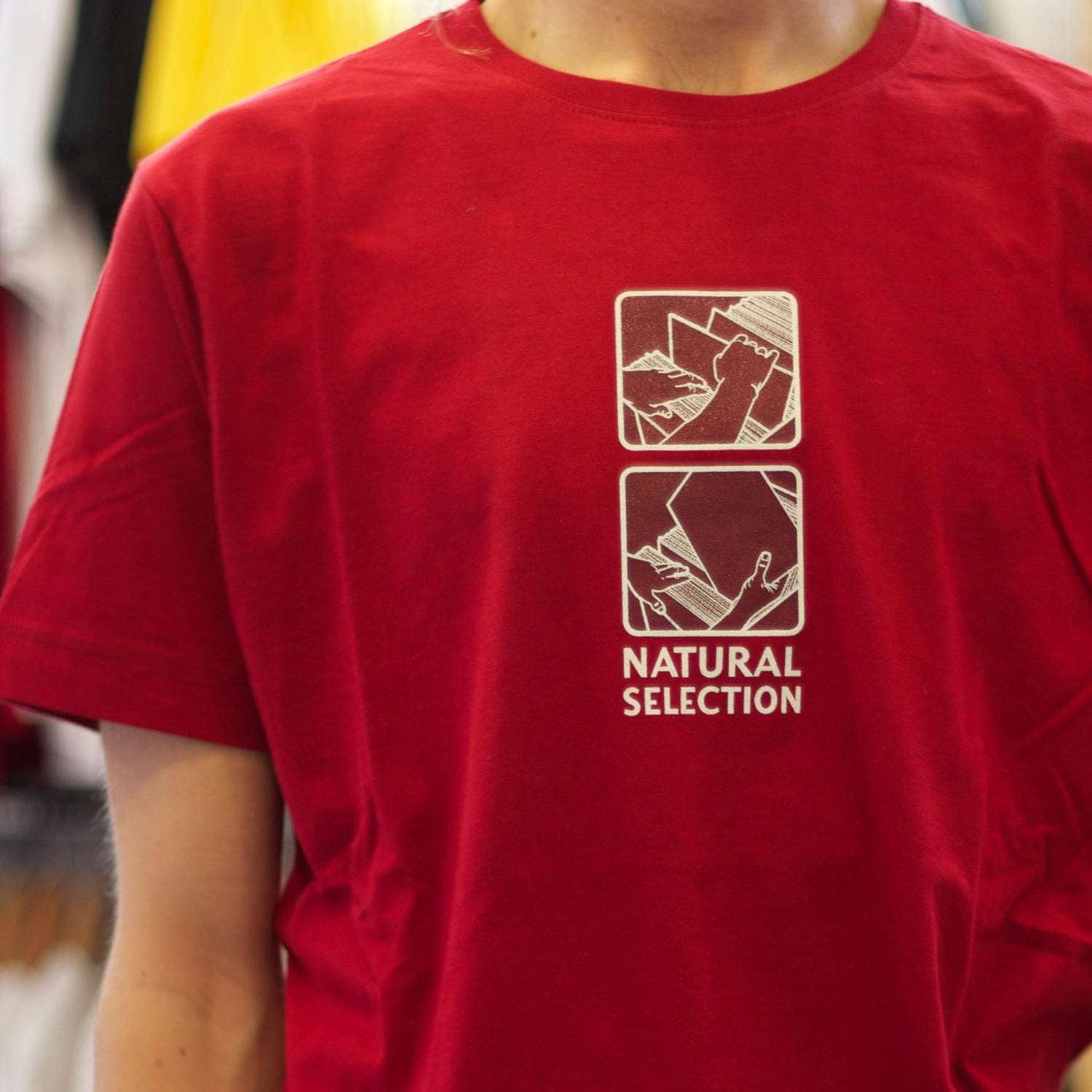 Natural Selection Men's Red T Shirt - Etsy