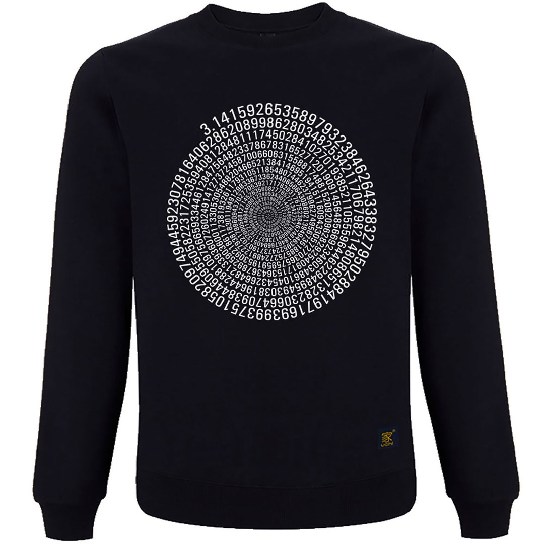 Pi Mathematics Sweatshirt: 794 Decimal Places Typography Art - Etsy