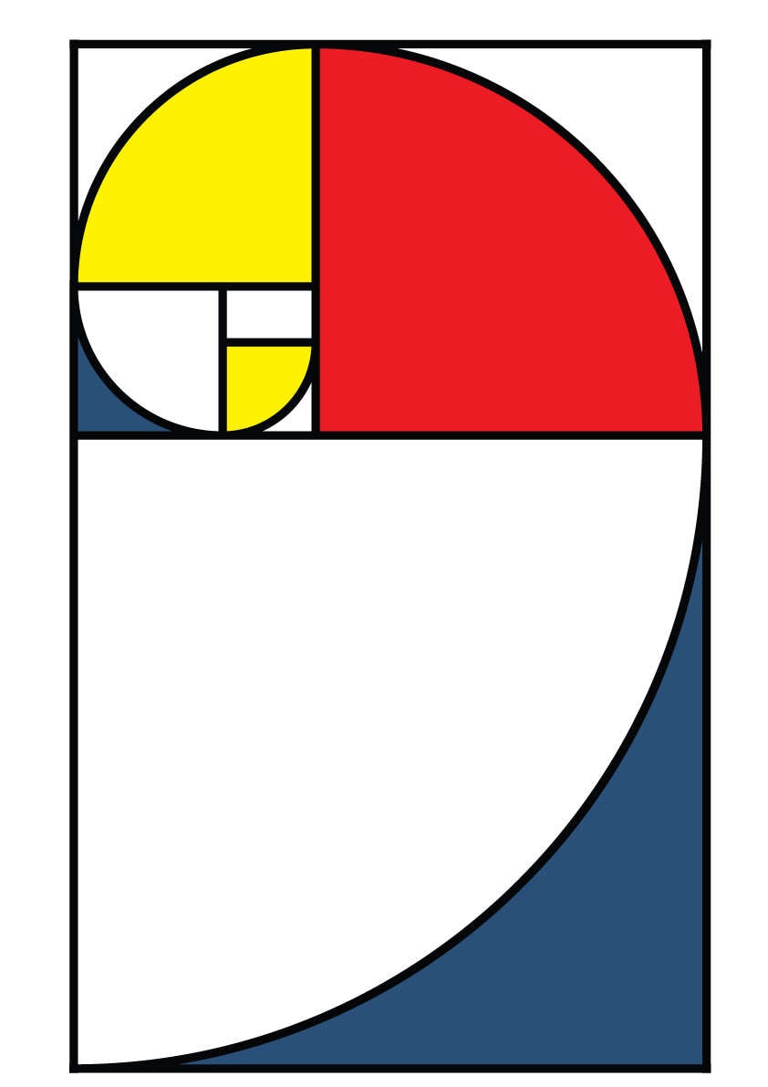 Sacred Geometry mathematics art - Golden Section screen print based on ...