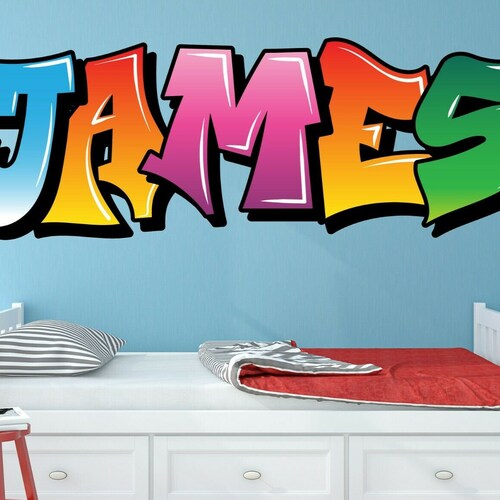 Personalised Wall Stickers for Boys/girls/kids Bedroom or - Etsy