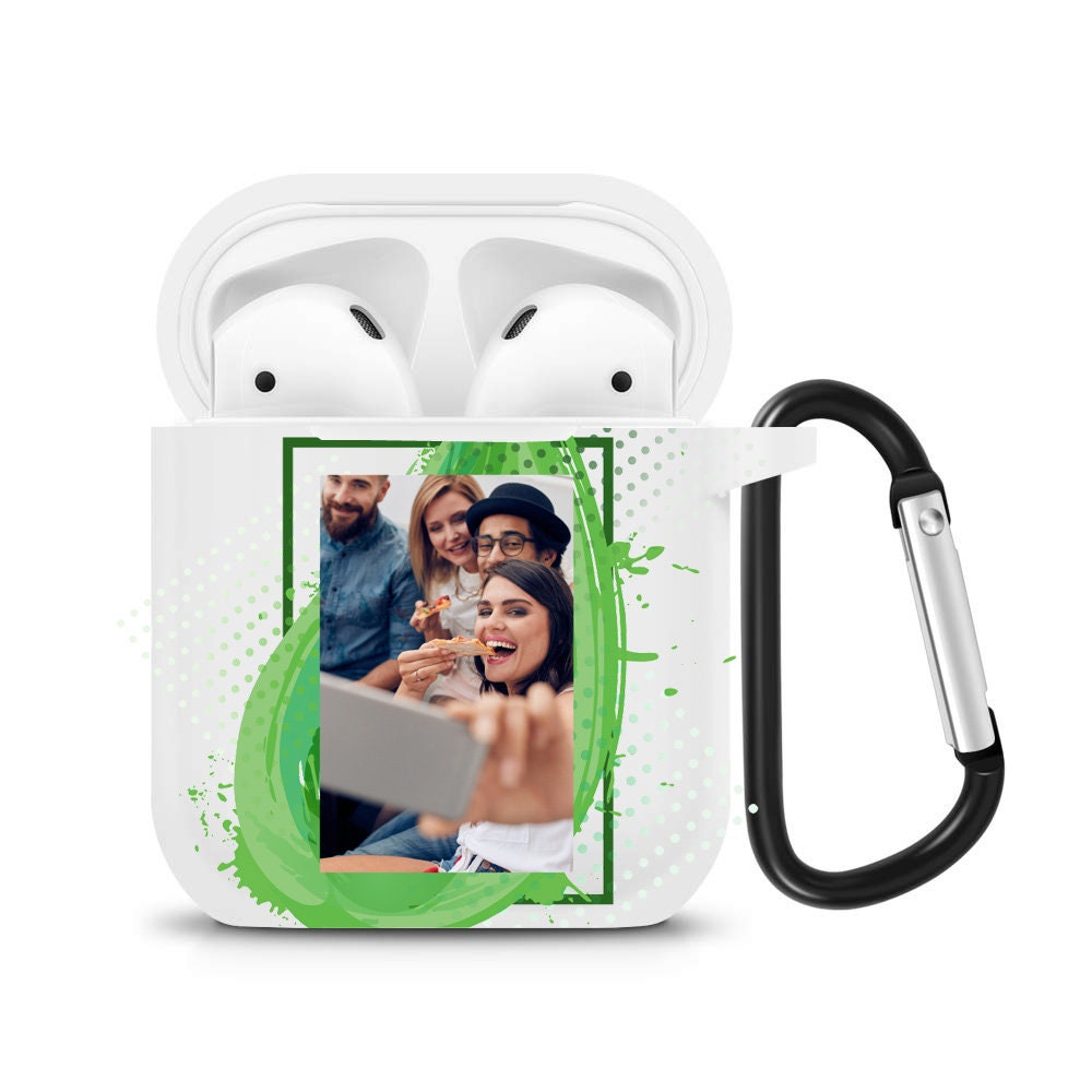 Custom Personalised Airpod Case Cover Clear White Silicone | Etsy