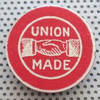 Pro-union, Union Made Pinback Badge - Etsy