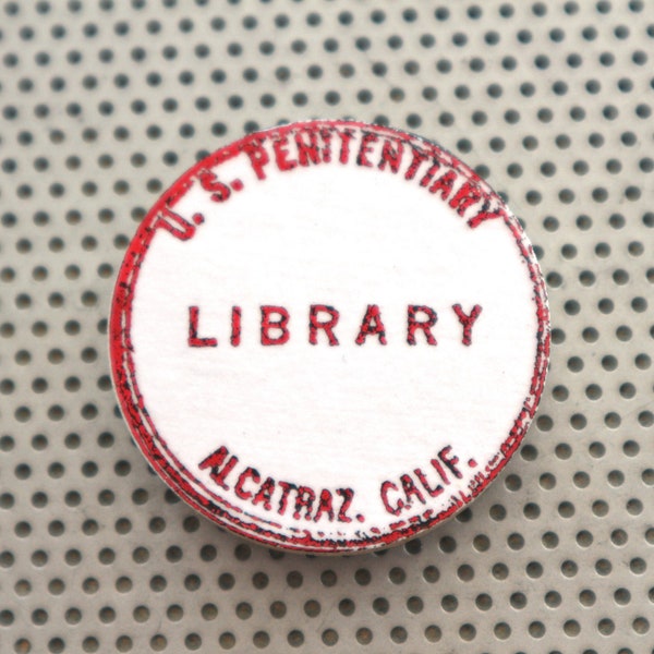 Library Button - Etsy