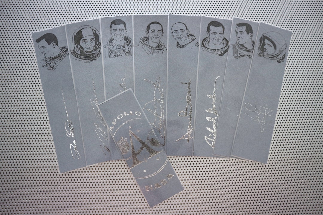 Apollo Astronauts Bookmarks Set of 9 Handmade NASA Space Program Neil ...
