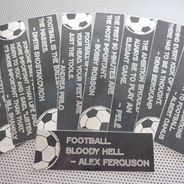 Soccer Bookmark - Etsy