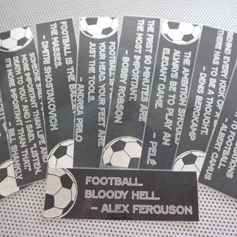Soccer Bookmark - Etsy