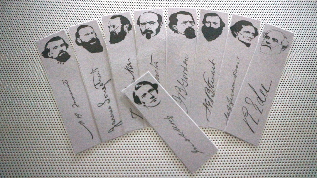 Civil War Bookmarks Heroes of the Confederacy Set of 9 American ...