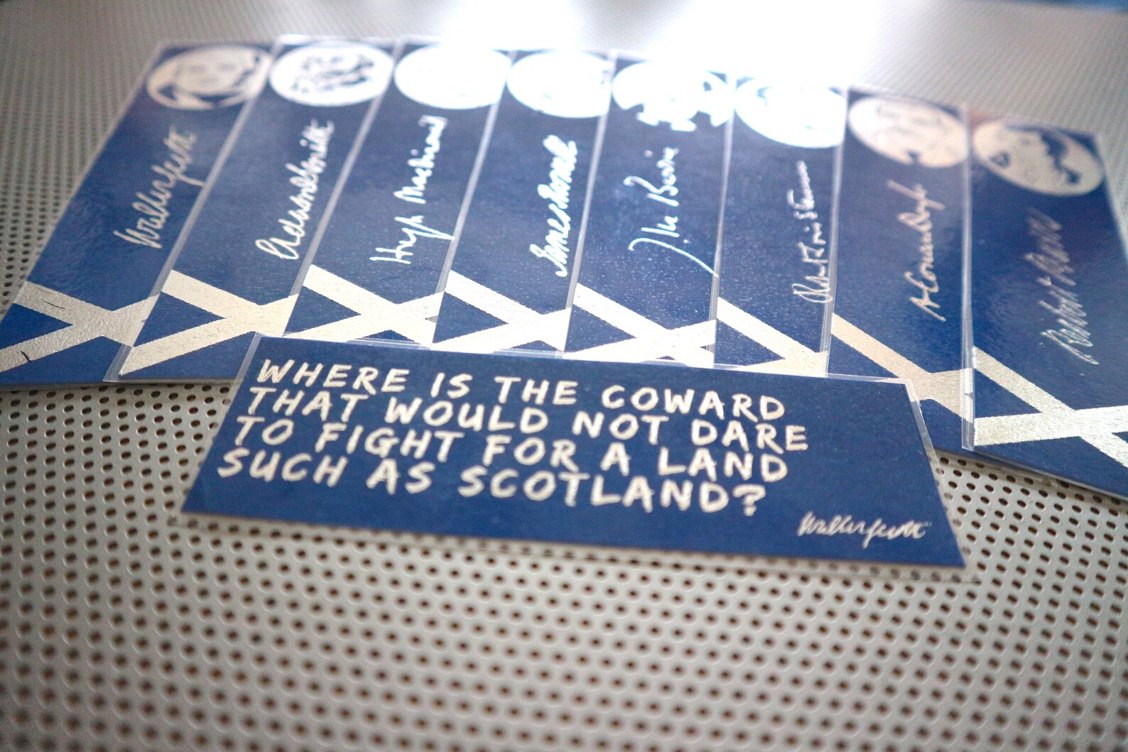 Great Scots Bookmarks / Set of 9 Scottish Handmade Portraits - Etsy