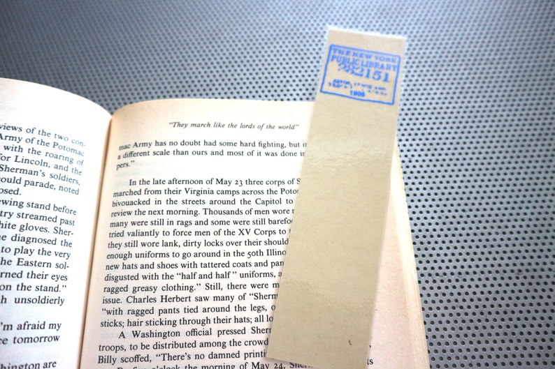 NYC Bookmark Set of 9 New York City Library Stamps Librarian | Etsy