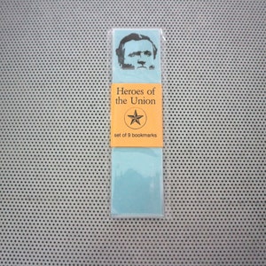 Civil War Bookmarks / Heroes of the Union / Set of 9 Handmade American ...
