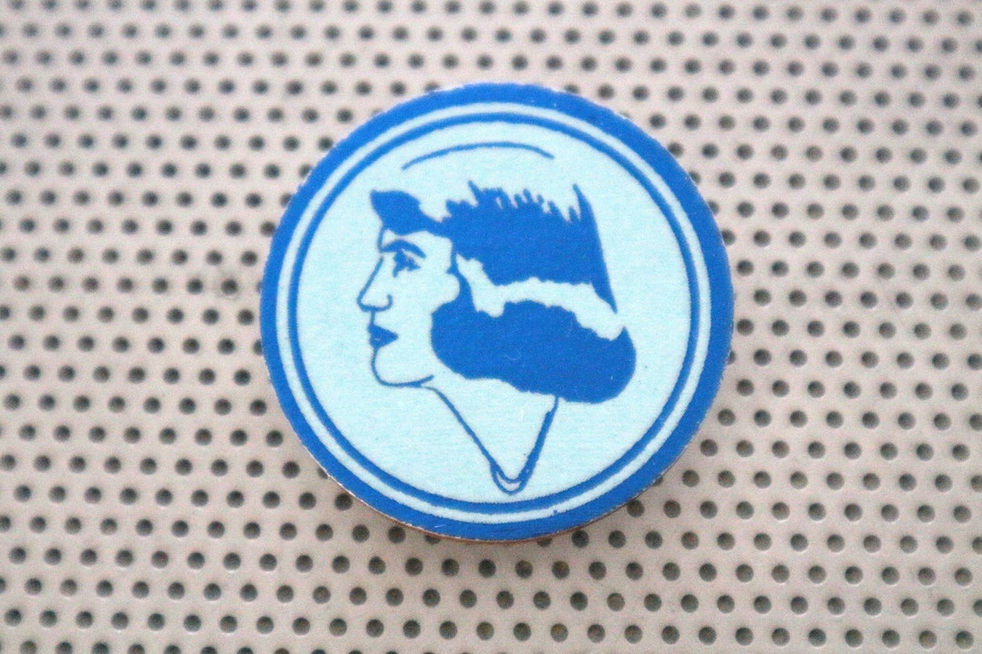 Sylvia Plath 1.5" Pinback Badge or Button Handmade Print of American ...