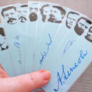 Civil War Bookmarks / Heroes of the Union / Set of 9 Handmade American ...