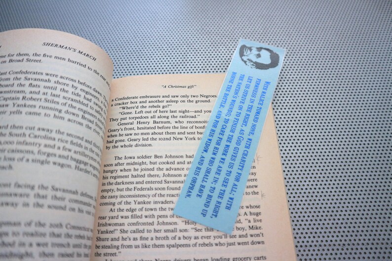 Abraham Lincoln Bookmarks Set of 9 Handmade American History Portrait ...