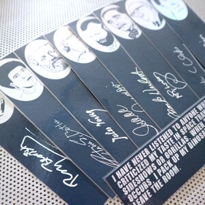 Science Fiction Bookmarks Set of 9 Handmade Scifi Writers Sci Fi Syfy ...