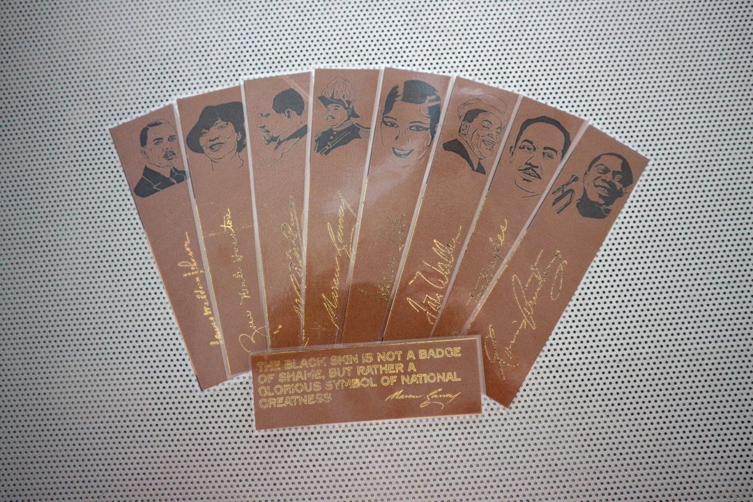 Harlem Renaissance Bookmarks / Set of Nine Handmade Portraits Writers ...