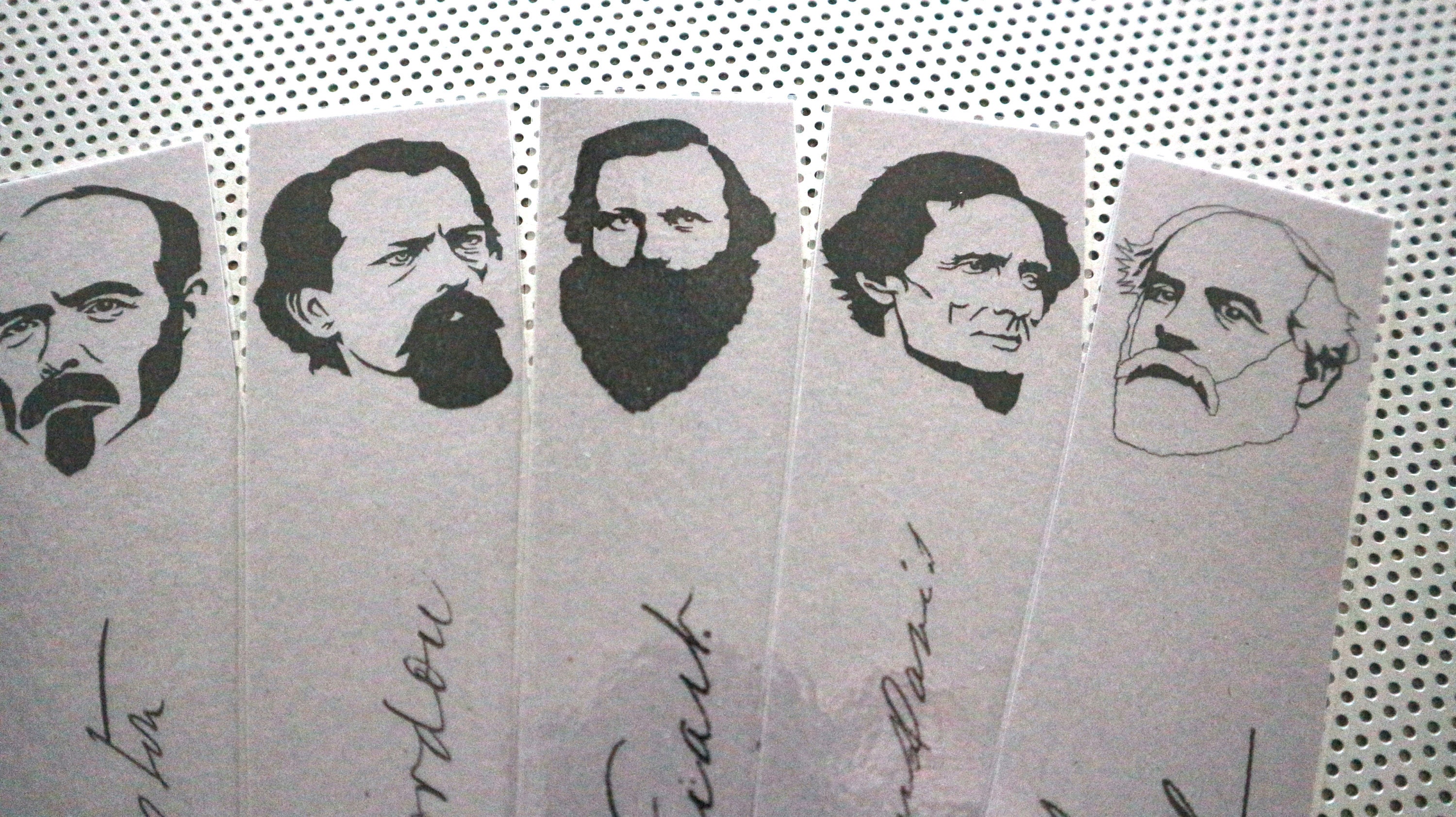 Civil War Bookmarks Heroes of the Confederacy Set of 9 American ...