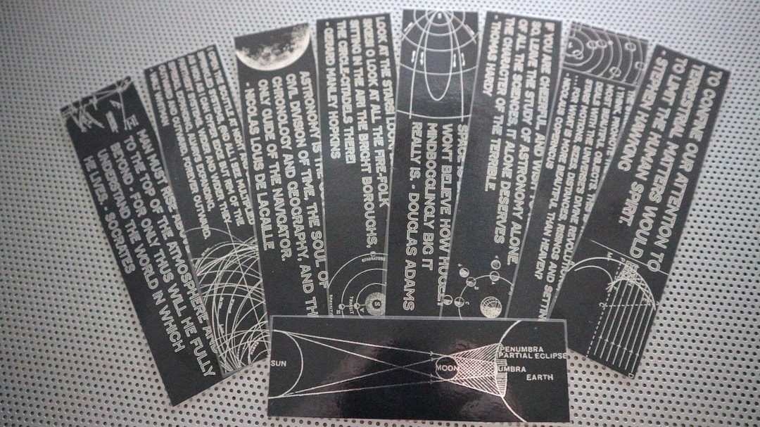 Astronomy Bookmark Set of Quotes Physics Scientific Books Physicist ...