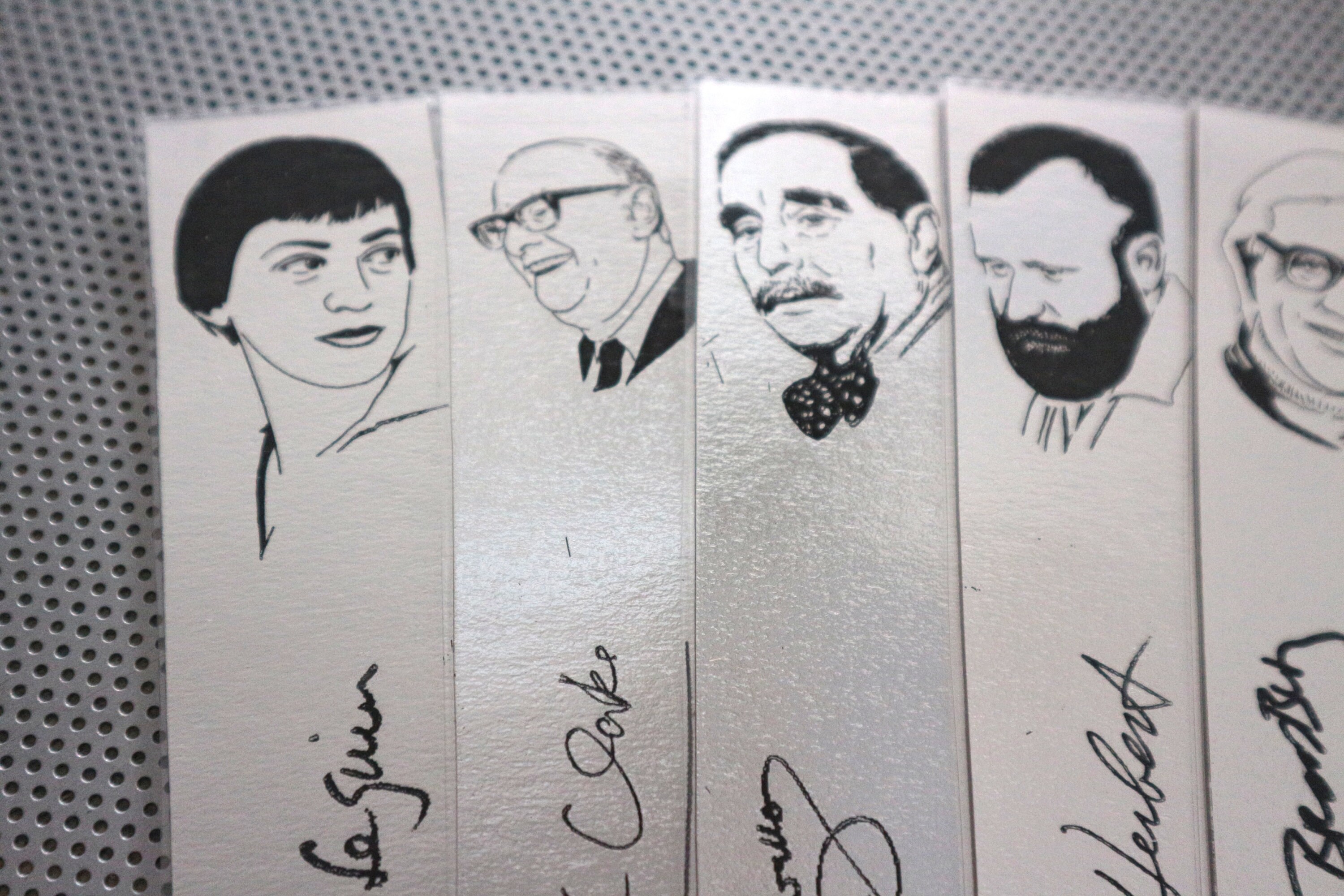 Science Fiction Writers Set of 9 Handmade Bookmarks Scifi Sci - Etsy UK