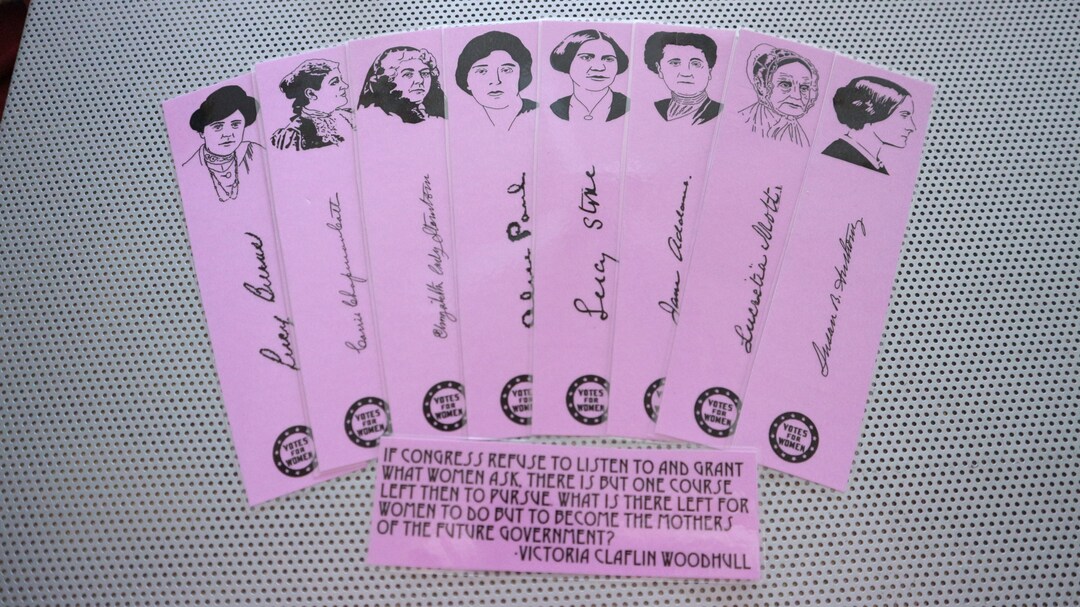 American Suffragists Bookmarks Set of 9 / 19th Amendment Votes for ...