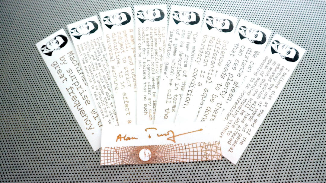 Alan Turing Bookmark Set 9 Quote English Mathematics Mathematician ...