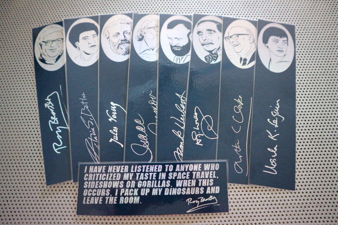 Science Fiction Bookmarks Set of 9 Handmade Scifi Writers Sci Fi Syfy ...