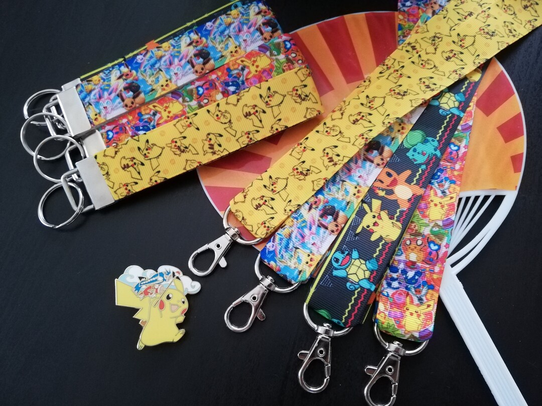 Pokemon Keychain / Lanyard Nintendo - Etsy