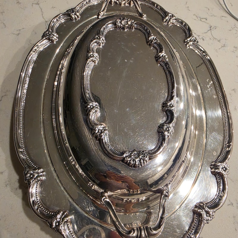 Rogers 1847 Silver Tray - Etsy