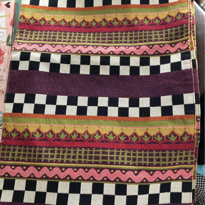 Courtly Check Fabric - Etsy