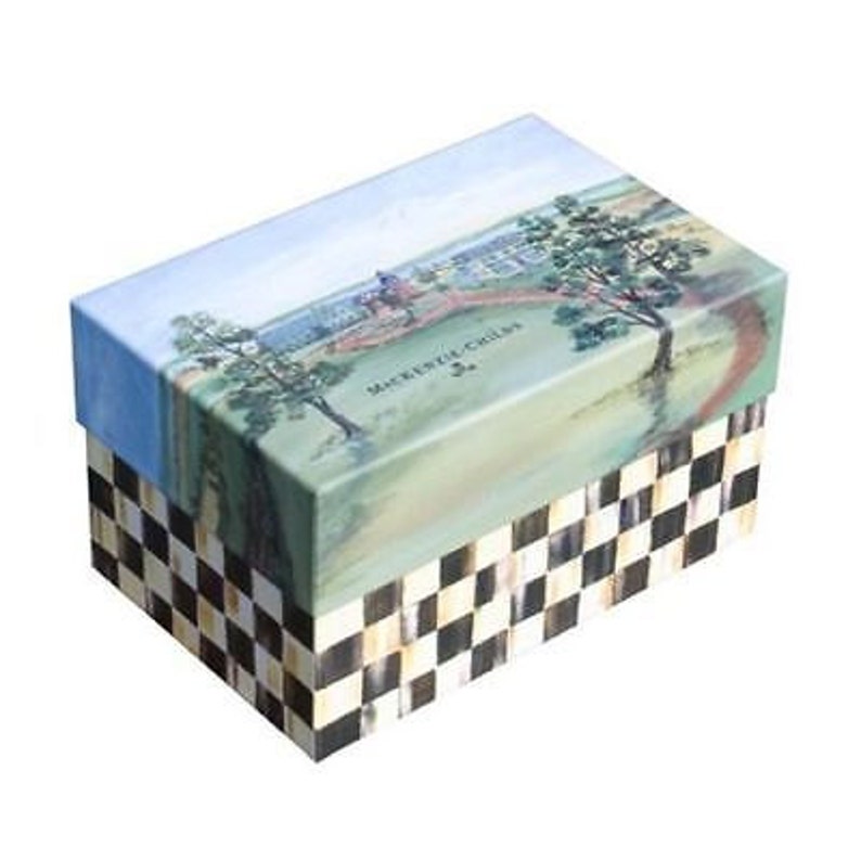 Mackenzie-childs STEAMPUNK TRAIN Check Glass Ornament: Made in Poland ...