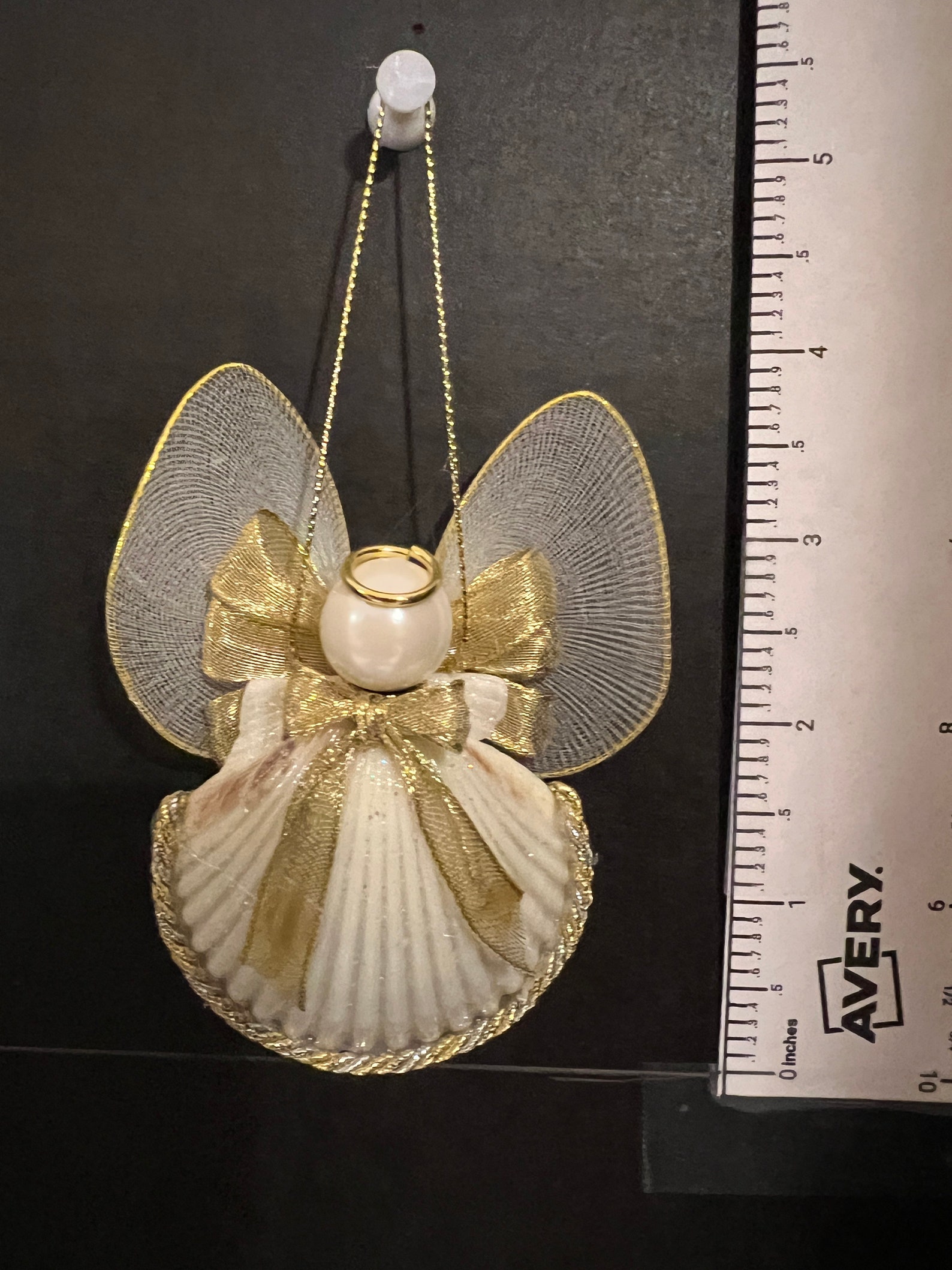 Shell Angel Ornaments - Set of Two - Etsy