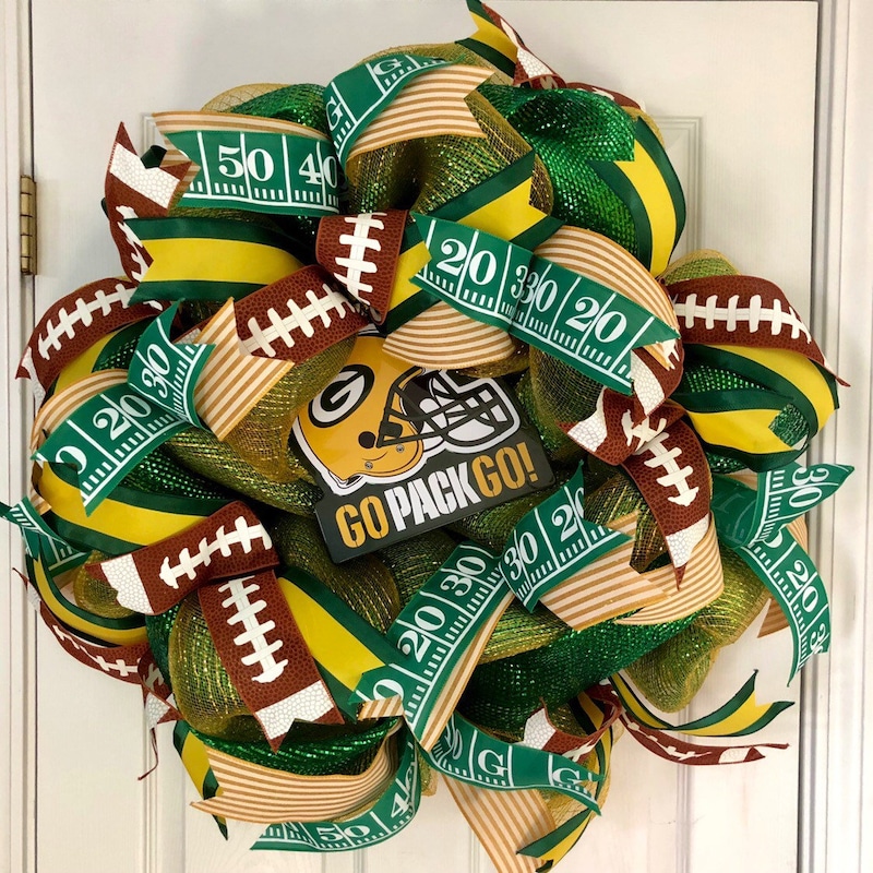 Nfl Wreath - Etsy