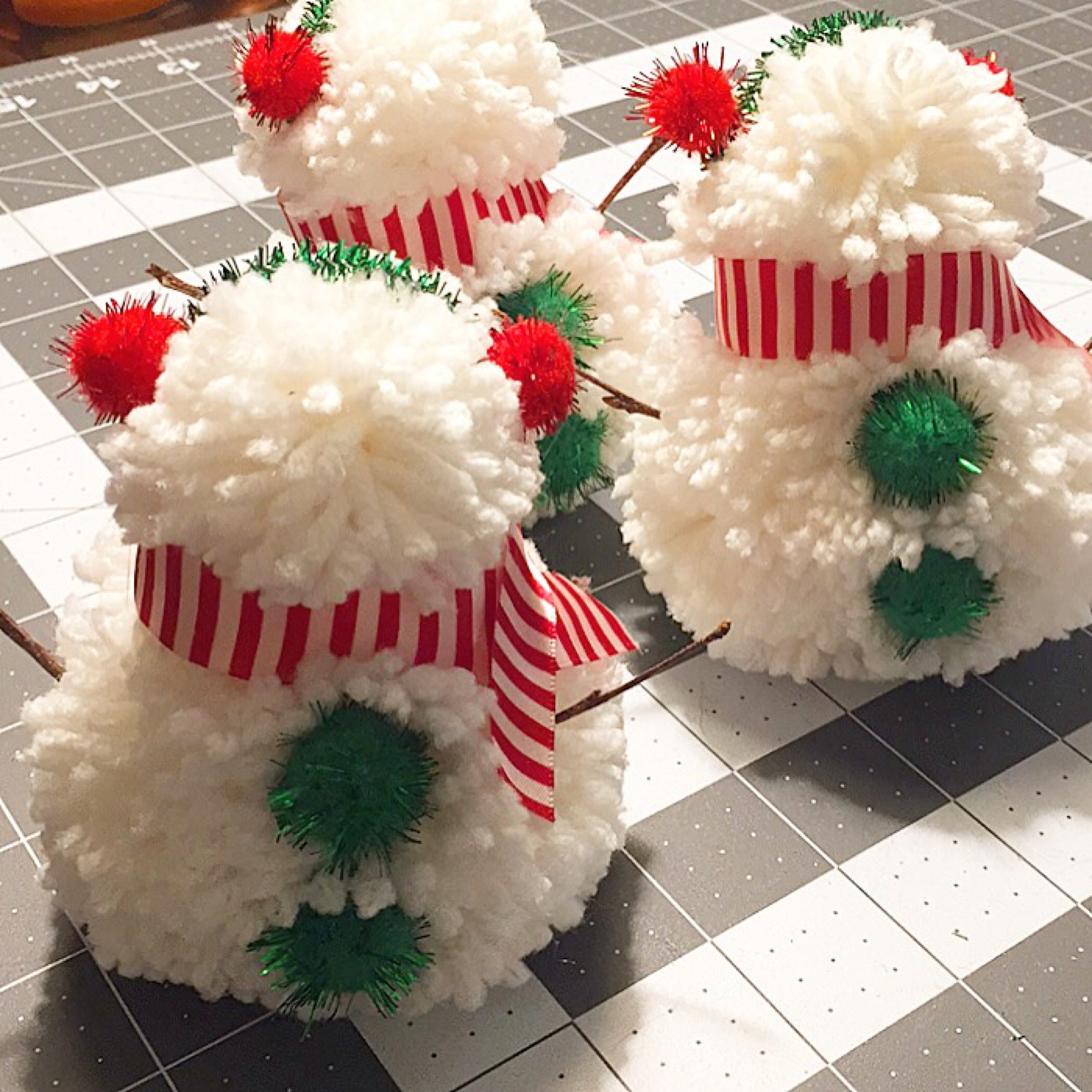 Snowman Decor, Snowman Pom Pom, Snowman Garland, Christmas Decor, Kids ...