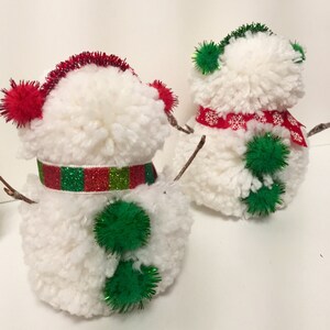 Snowman Decor, Snowman Pom Pom, Snowman Garland, Christmas Decor, Kids ...