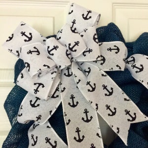 Nautical Wreath Summer Wreath Anchor Wreath Baby Boy - Etsy