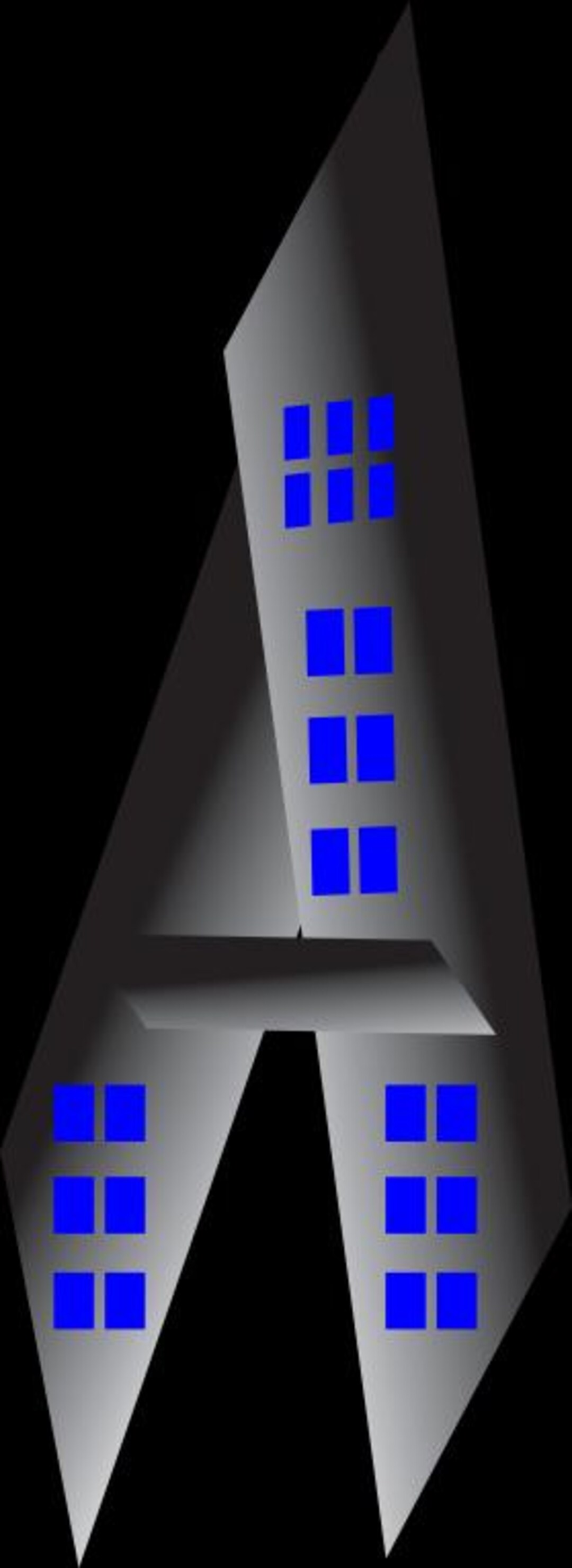 Letter A Building Logo Design With PNG File - Etsy