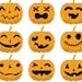 Jack O' Lanterns Clipart / Halloween Clipart - Etsy