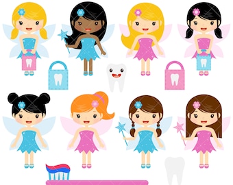 Tooth Fairy Clip Art Images, Dental Clipart, Tooth Vector, Royalty Free ...