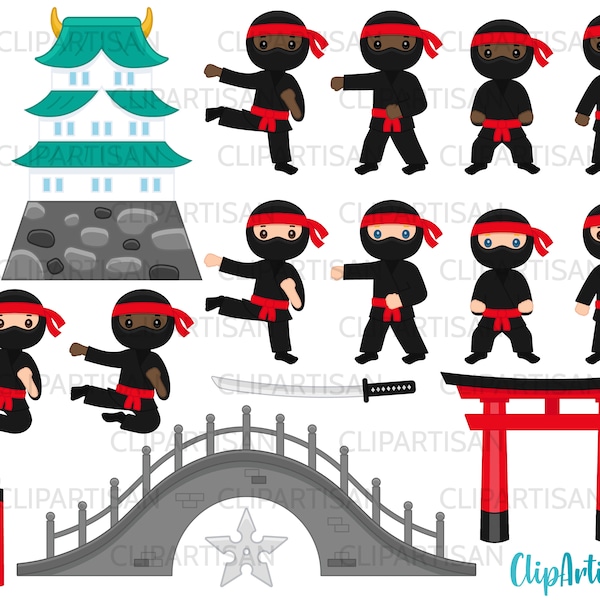 Ninja Turtle Clipart - Etsy